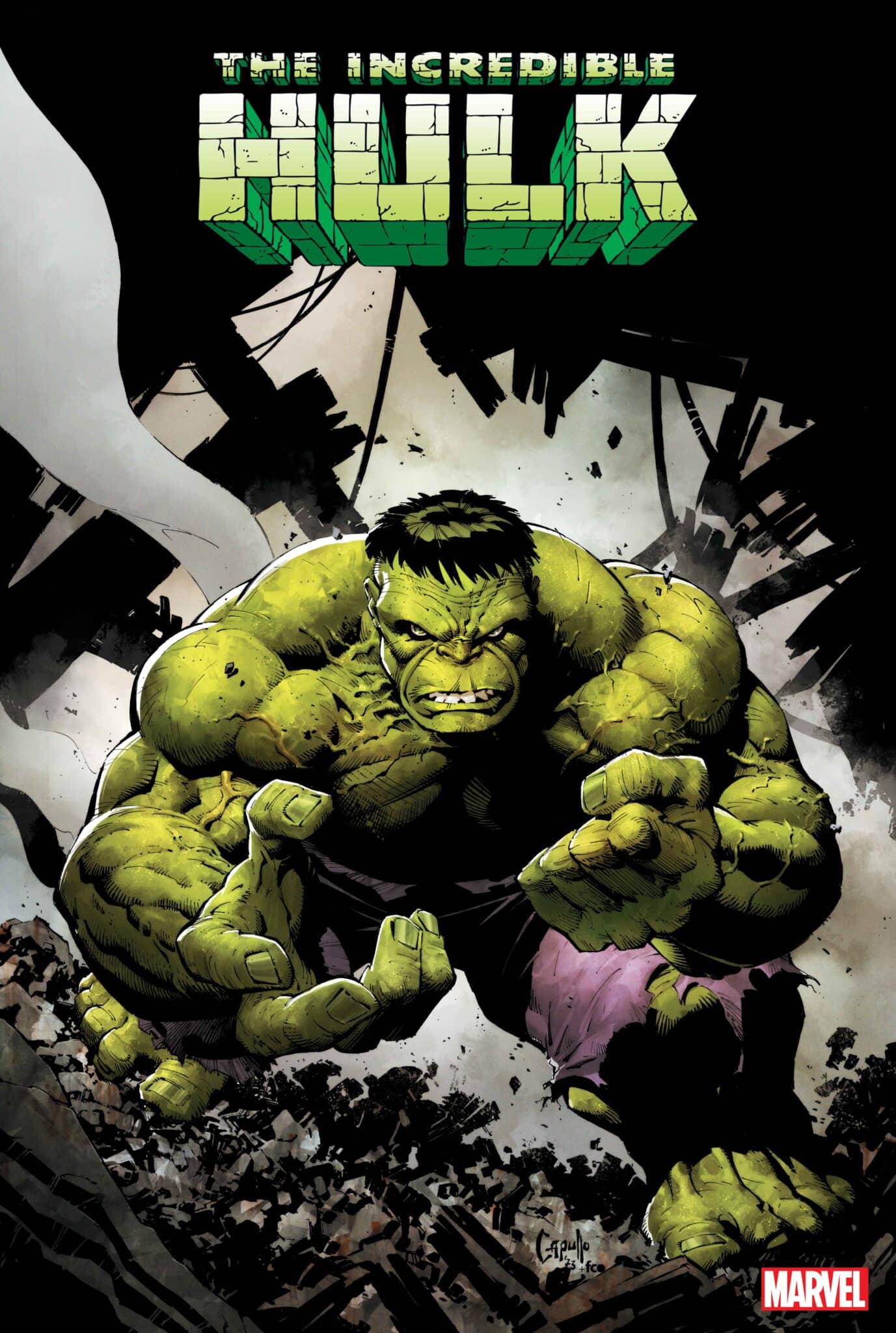 GREG CAPULLO CAPTURES HULK'S MONSTROUS STRENGTH IN NEW INCREDIBLE HULK ...