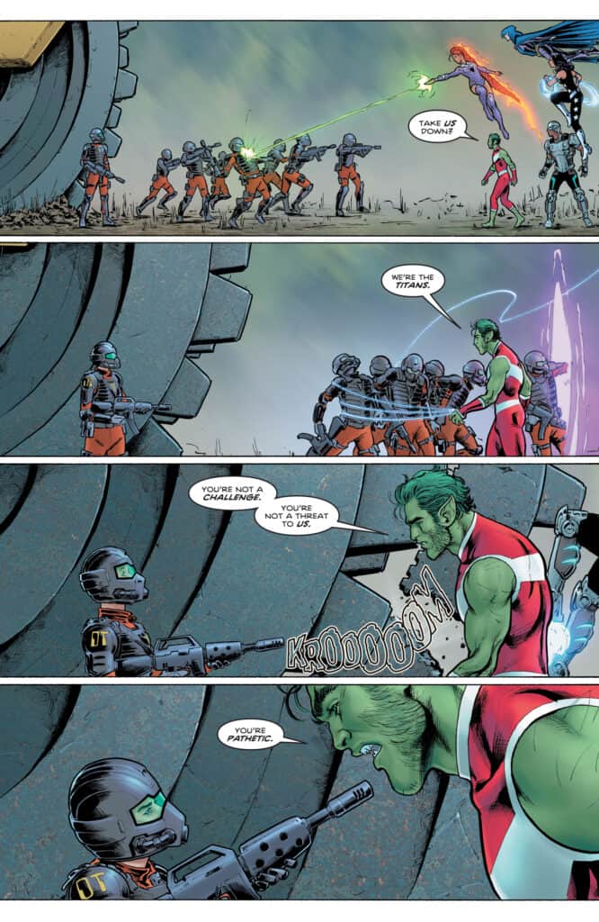 It's TITANS TOGETHER in Titans #5 & Titans Beast World Evolution #1 ...