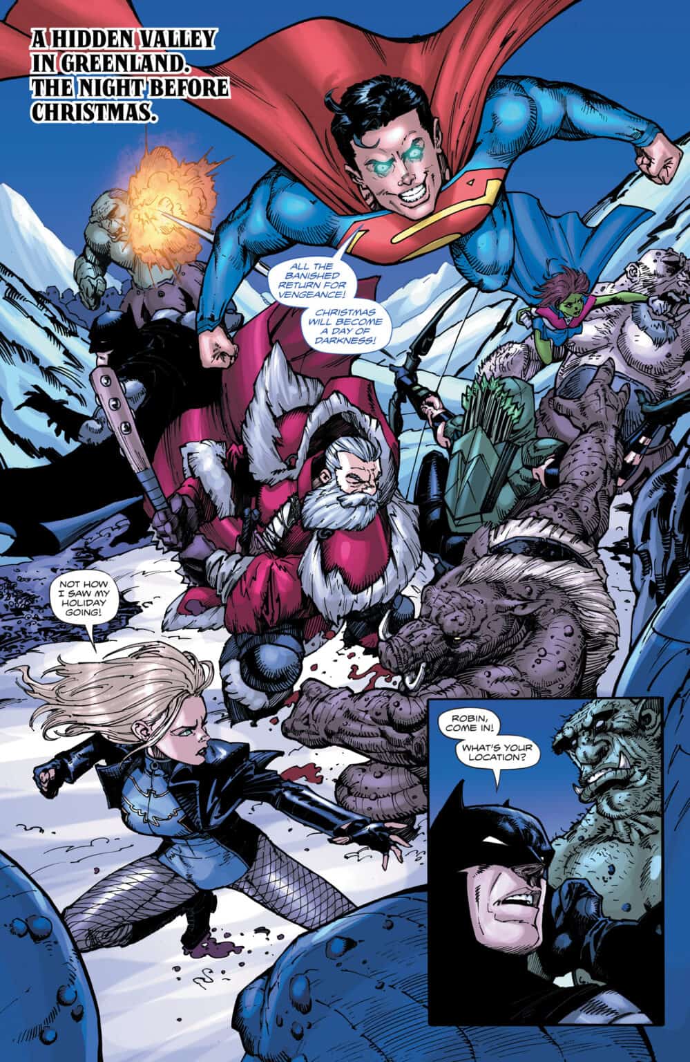 More Than The Halls Get Decked in Batman / Santa Claus: Silent Knight ...