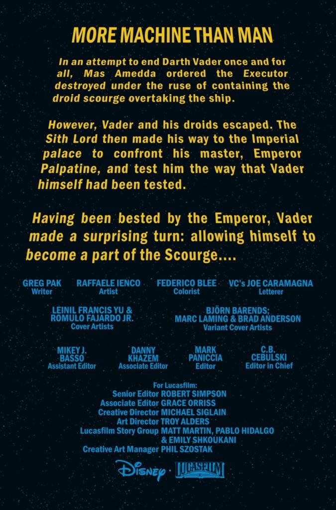 The Scourge and More in STAR WARS: DARTH VADER #41, DOCTOR APHRA #39 ...