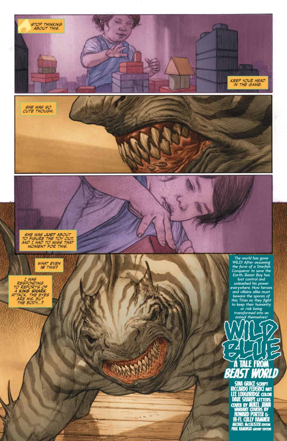 Beast World Plunges Into The Deep Blue Sea in Titans: Beast World Tour ...