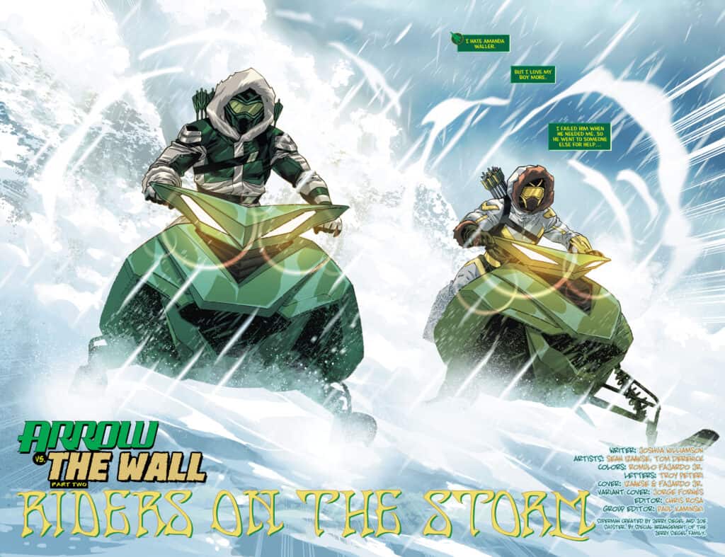 What Hath Waller Wrought For The Arrow Family in Green Arrow #10 ...