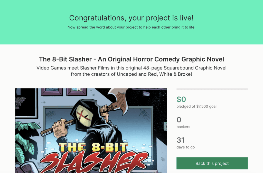 What's It Really Like Running a Kickstarter? - Comic Watch