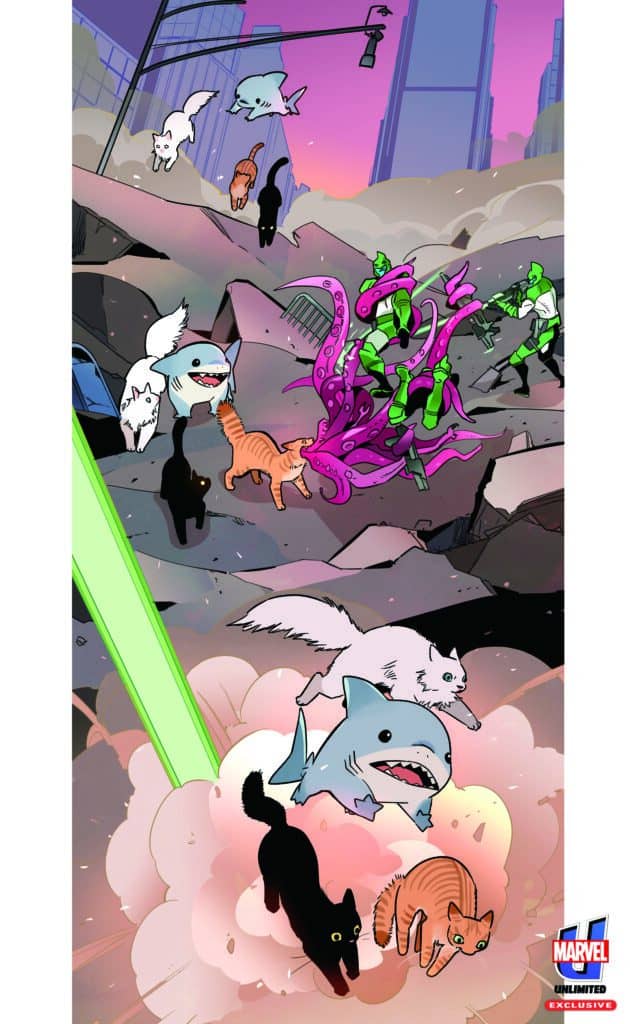 The Animals Assemble Against Ronan the Accuser in INFINITY PAWS Digital ...