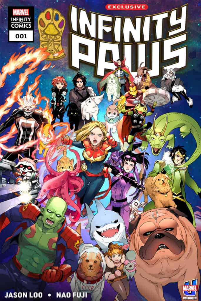 The Animals Assemble Against Ronan the Accuser in INFINITY PAWS Digital ...