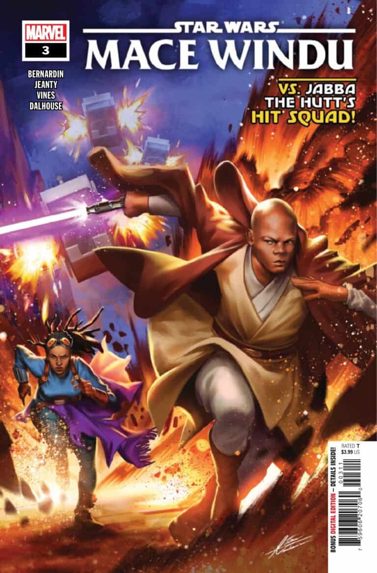 Mace Windu Vs. Jabba The Hutt's Hit Squad in Star Wars: Mace Windu #3 - Comic Watch