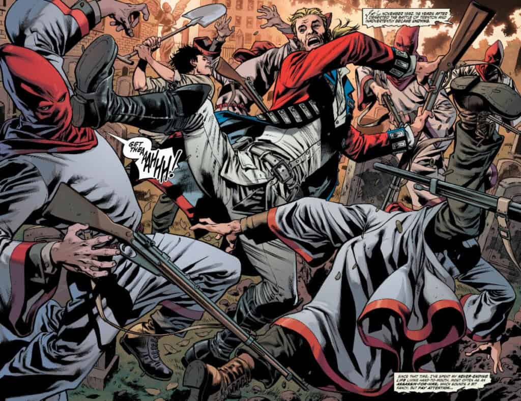 Ghost Machine's REDCOAT #2 Sneak Peek Introduces... Albert Einstein ...