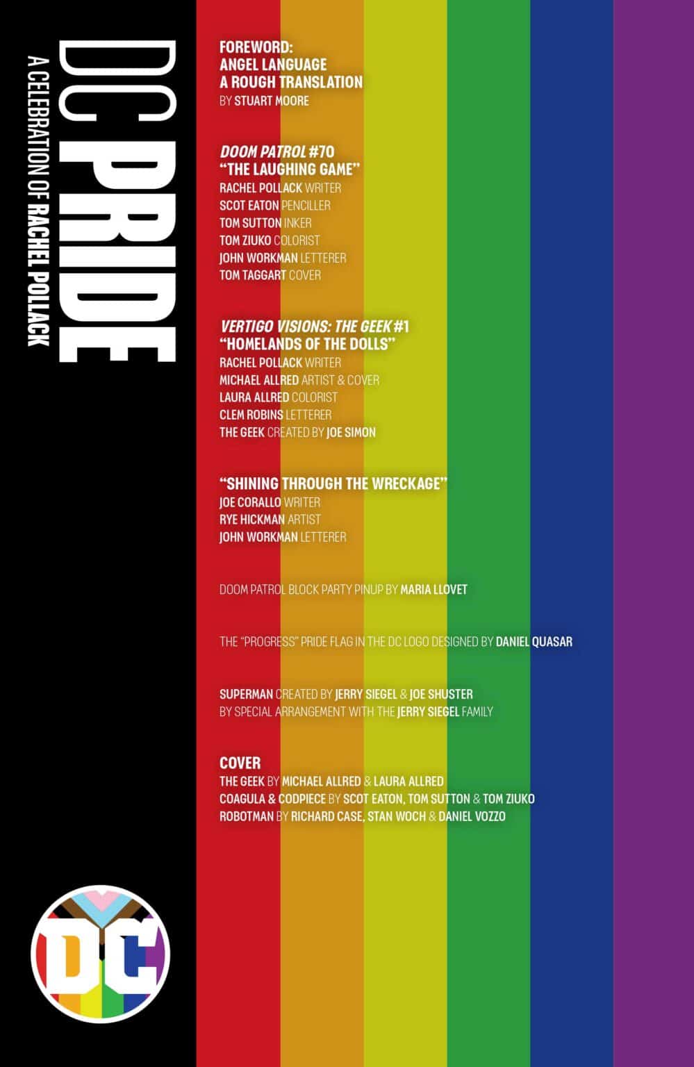 DC Comics Celebrates Pride Pioneer in DC Pride: A Celebration of Rachel ...