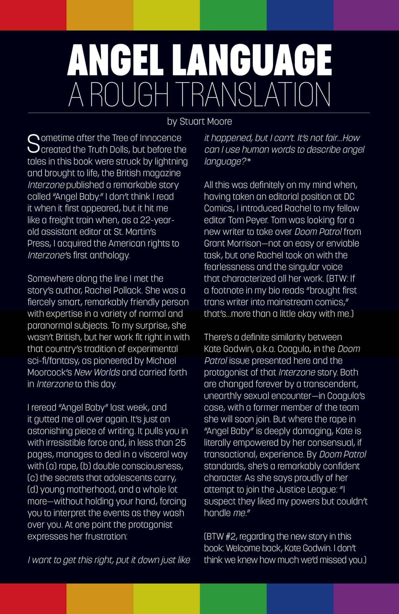 DC Comics Celebrates Pride Pioneer in DC Pride: A Celebration of Rachel ...