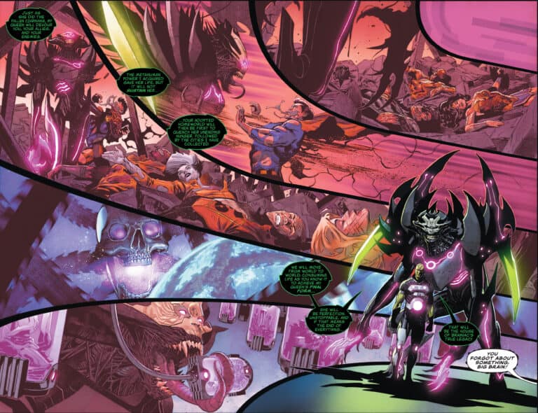 A New Cosmic Horror,The Brainiac Queen, Released in Action Comics #1066 ...