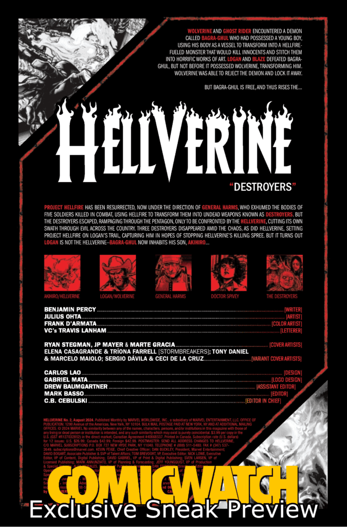 Exclusive Sneak Preview: Hellverine comes into conflict with Project Hellfire in Hellverine #2 ...
