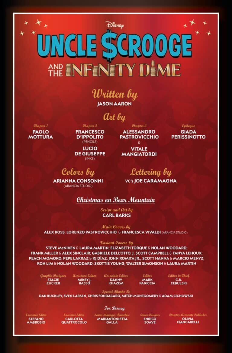 Uncle Scrooge Joins The Marvel Universe in Uncle $crooge & The Infinity ...