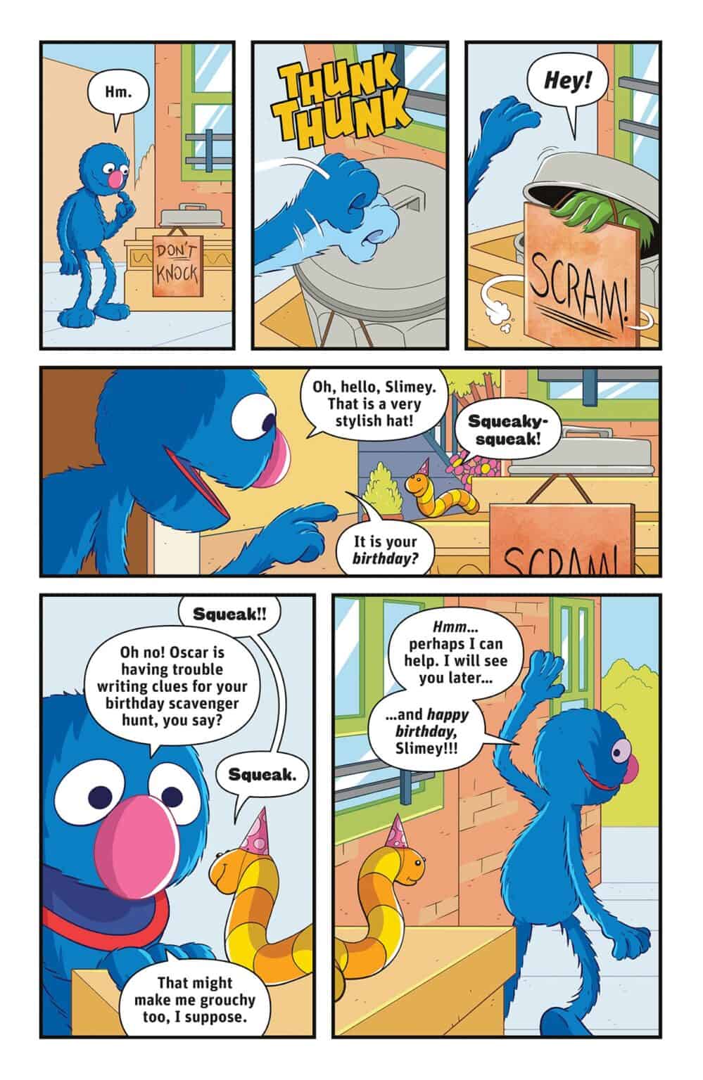Grover Lends A Helping Hand in SESAME STREET #1 (of 4) From Oni Press ...
