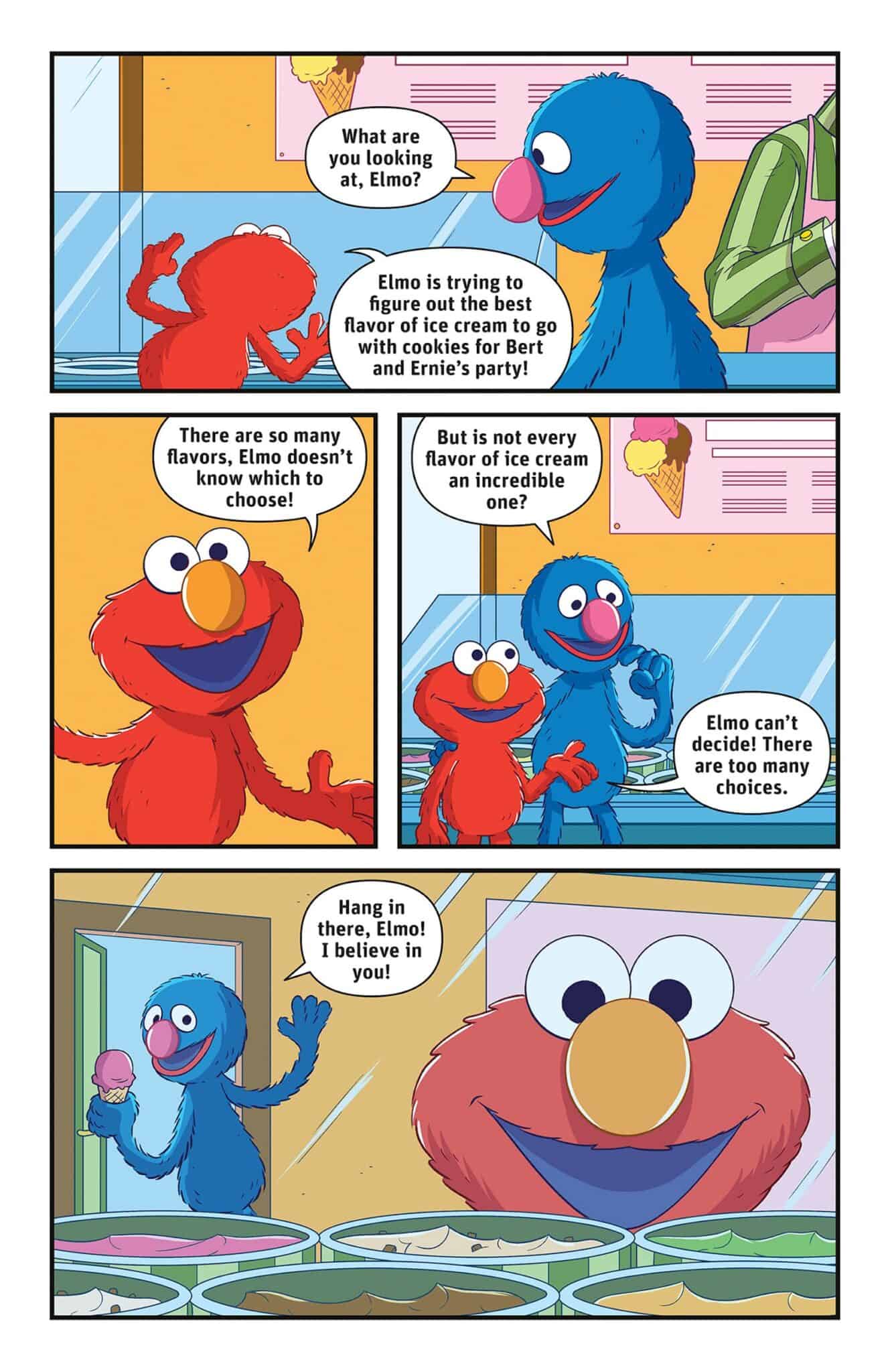 Grover Lends A Helping Hand in SESAME STREET #1 (of 4) From Oni Press ...