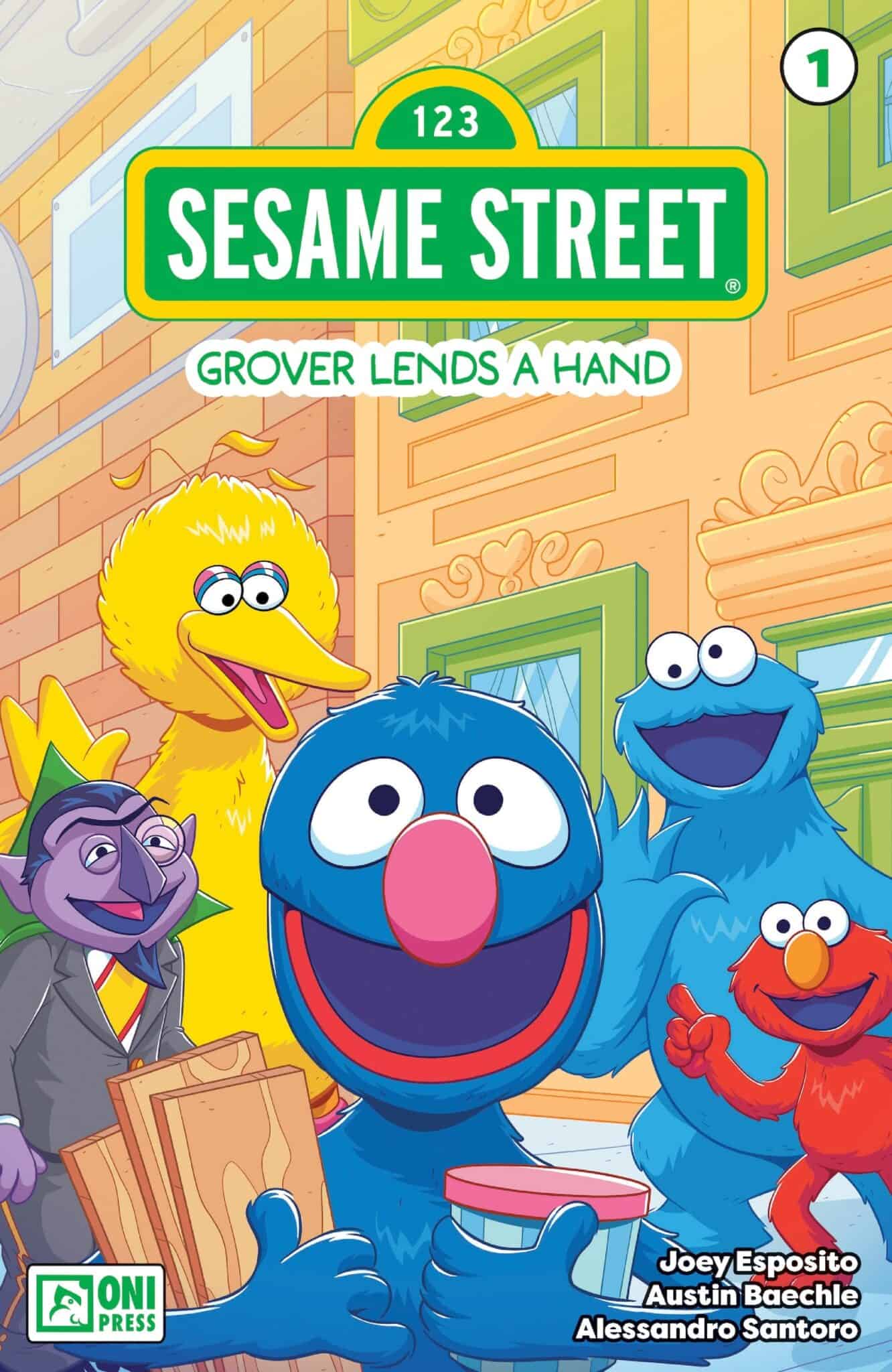 Grover Lends A Helping Hand in SESAME STREET #1 (of 4) From Oni Press ...
