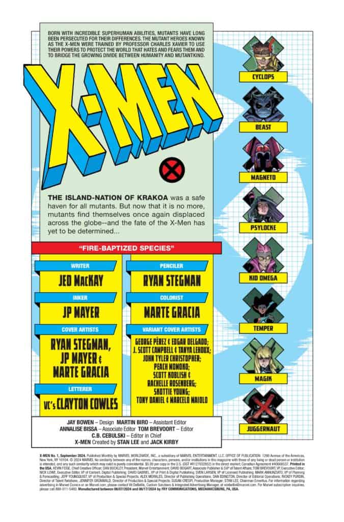 The Next Era Of Marvel's Mutants Begins in X-Men #1 - Comic Watch