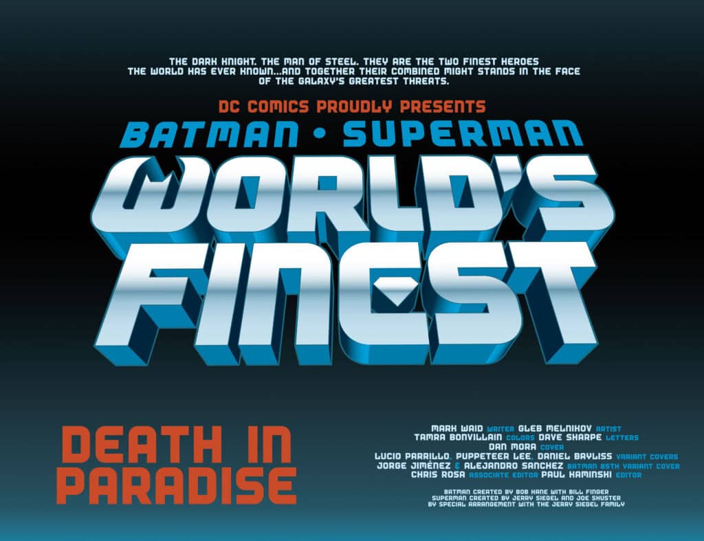 The Trinity's First Adventure Together Told in Batman / Superman: World's Finest #30 - Comic Watch