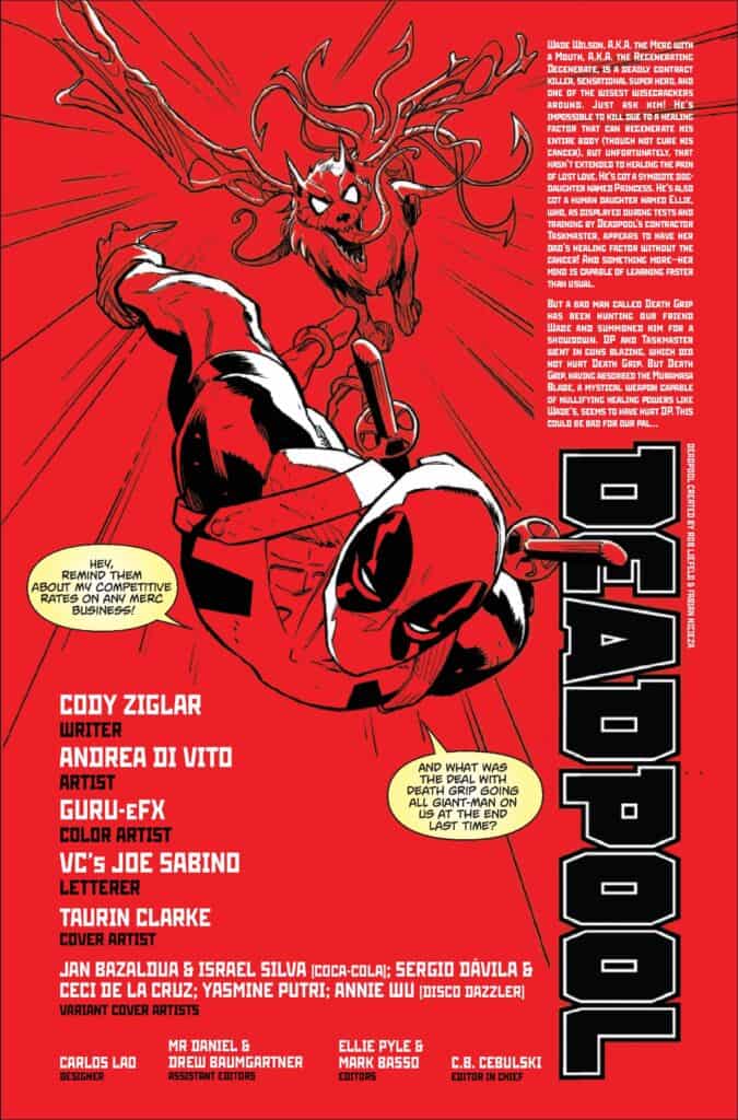 Deadpool Is In Death Grip's Clutches And Not In A Fun Way in Deadpool ...