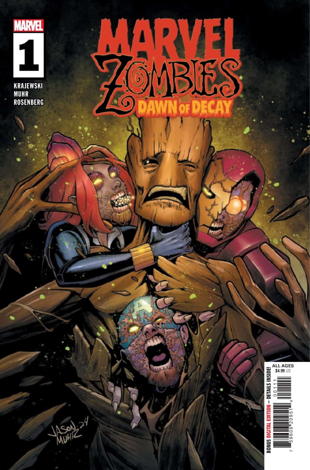A New Zombie Virus Hits the Marvel Universe in Marvel Zombies: Dawn of ...