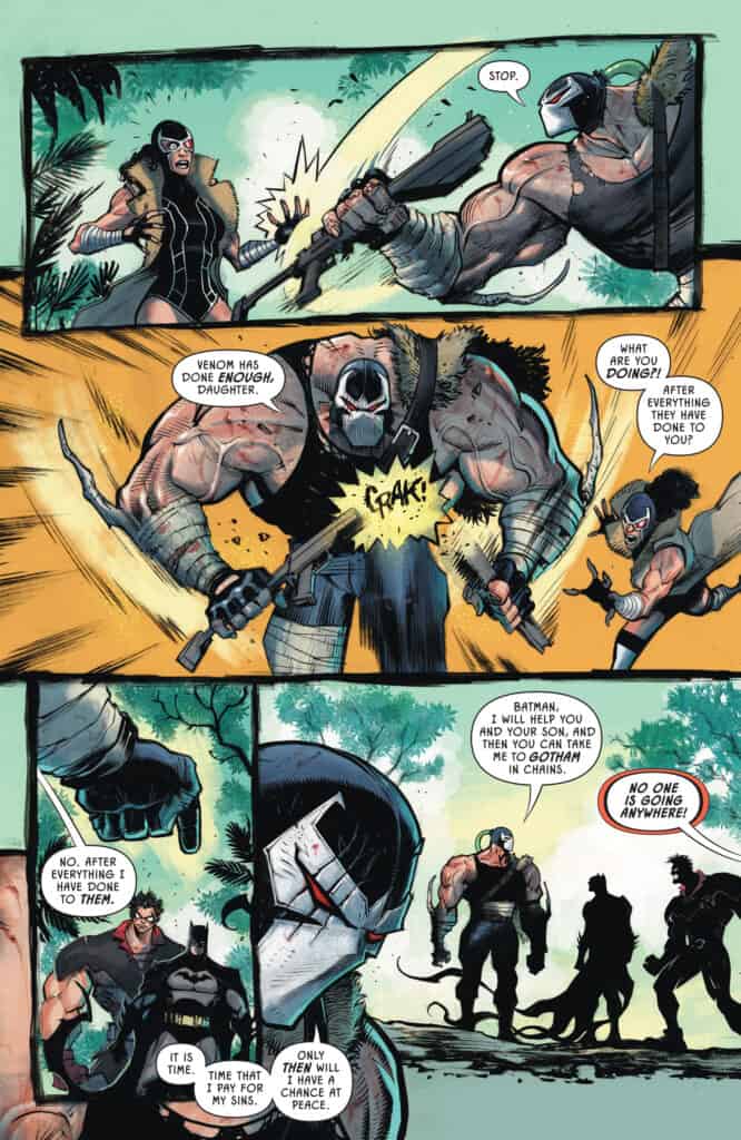 The Dynamic Duo & Bane Must Escape Dinosaur Island in Batman and Robin ...