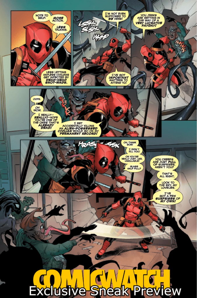 Exclusive Preview: The Merc With A Mouth Go A-Hunting Symbiotes in ...