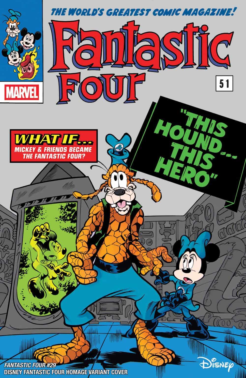 Mickey & Friends Recreate The Fantastic Four's Most Iconic Adventures ...