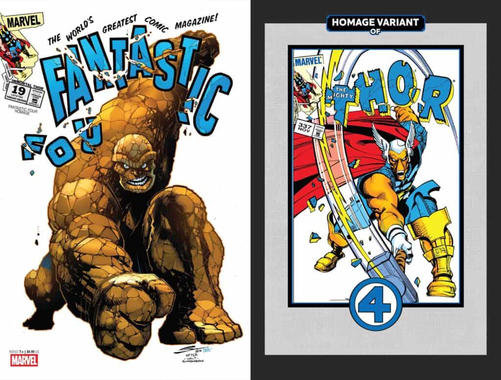 Marvel's Celebrates The First Family With Homage Variant Covers in ...