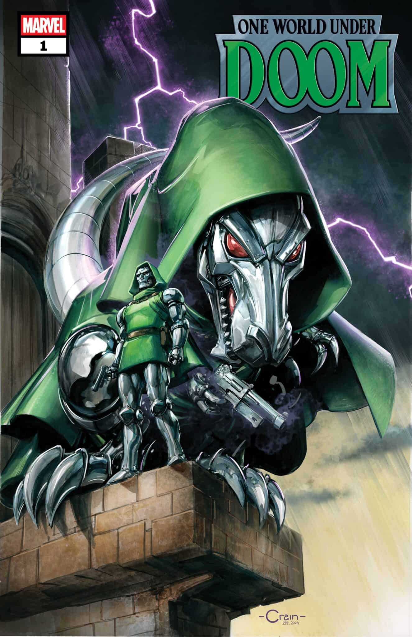 Marvel Announces Doom Doomasaur Variant Covers For One World Under Doom ...