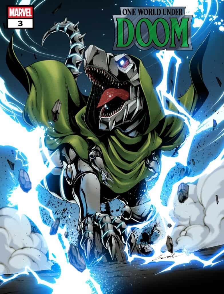 Marvel Announces Doom Doomasaur Variant Covers For One World Under Doom ...