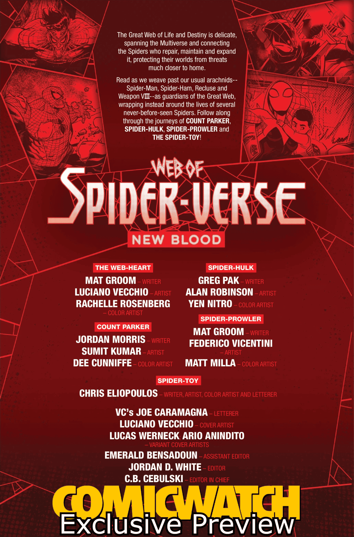 Exclusive Preview: Seeds For The Spider-Multiverse War Are Sown in Web ...