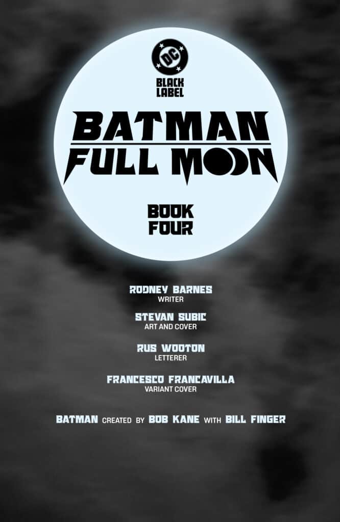 Batman Attempts To Undo The Curse Of The Werewolf in Batman: Full Moon ...