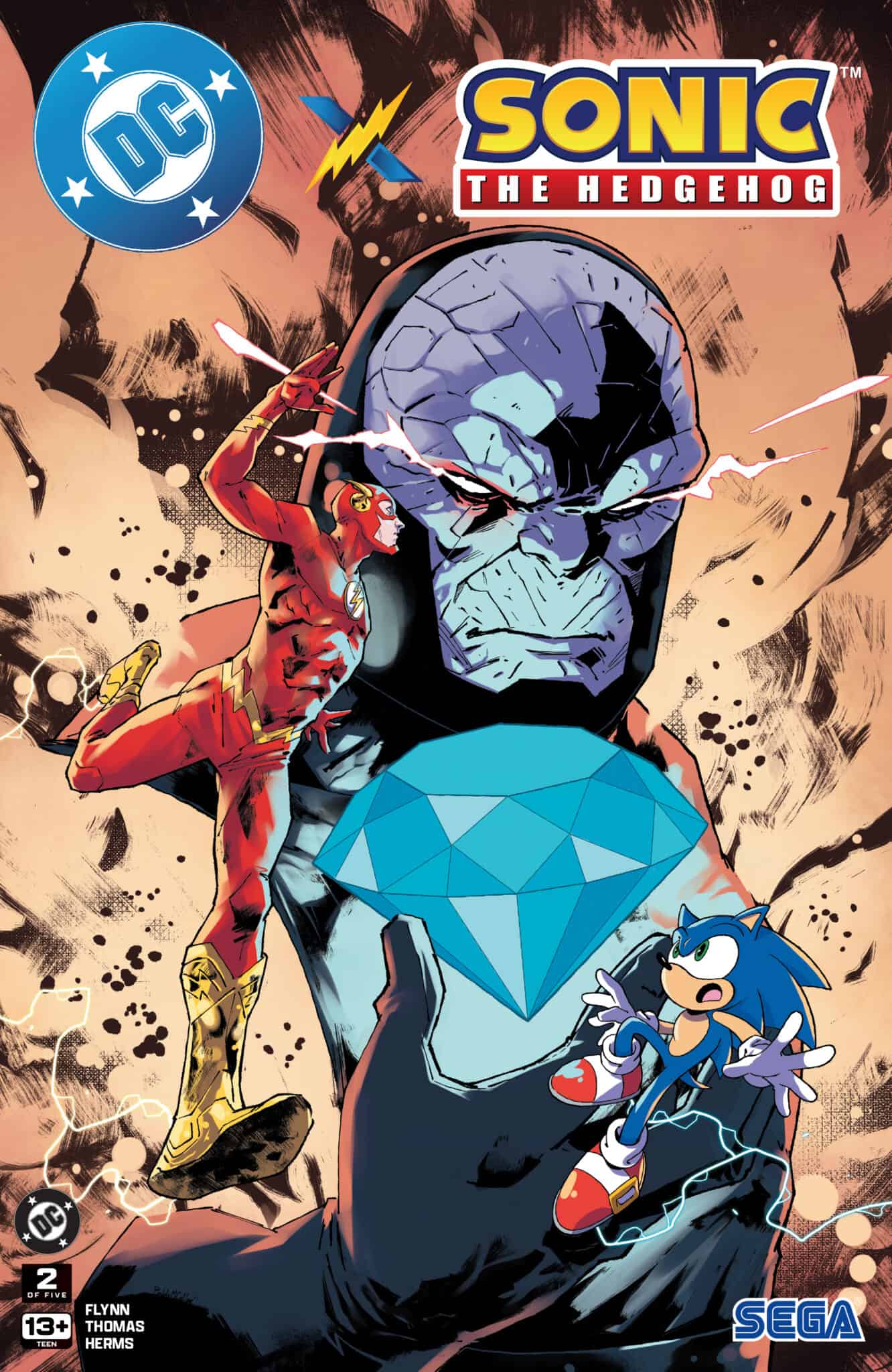 Can A Blue Hedgehog Out Run A New God in DC x Sonic the Hedgehog #2 ...