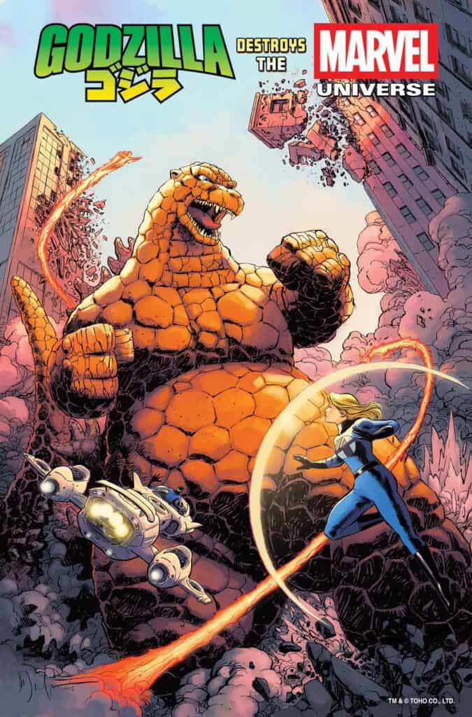 Marvel Release Variants for GODZILLA DESTROYS THE MARVEL UNIVERSE #1 ...