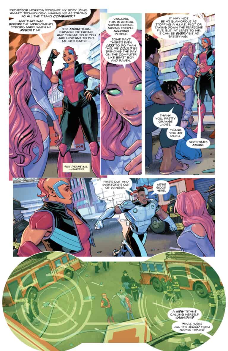 Cyborg's Feeling Increasingly Like Dr. Frankenstein in Titans #23 ...