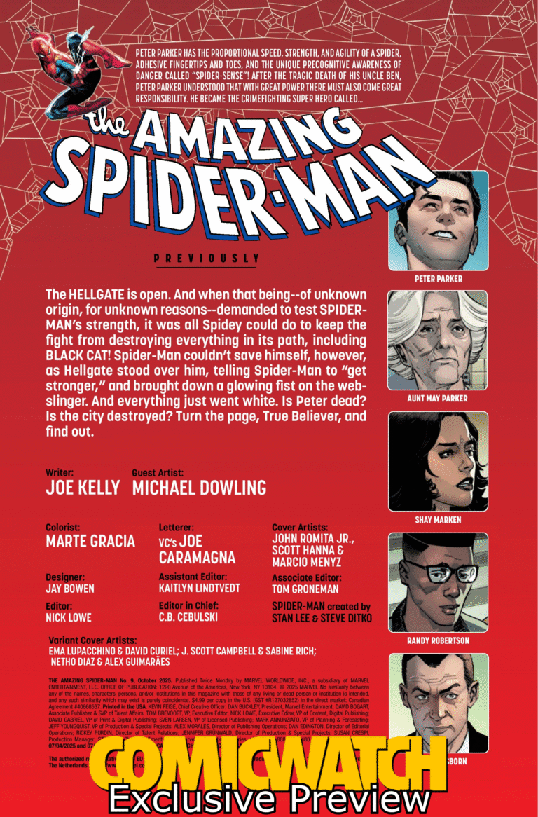 Exclusive Preview: Following His Battle With Hellsgate Ole' Webhead ...