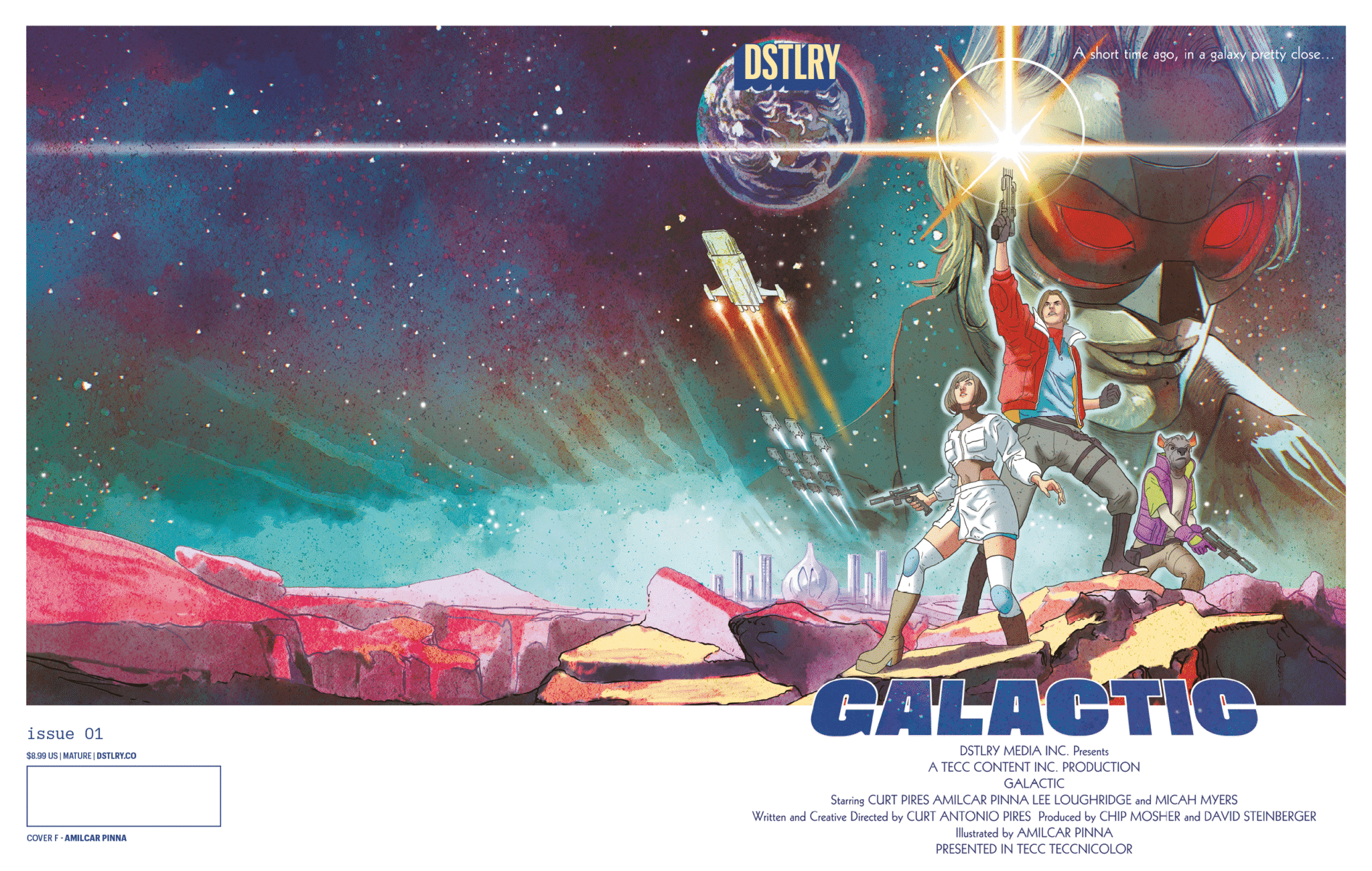 Curt Pires & Amilcar Pinna’s GALACTIC #1 Launching from DSTLRY 11/26 - Comic Watch