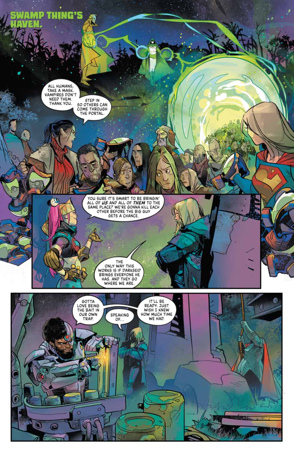 The Humans And Vampires Begin Their Epic Counterattack On Darkseid in ...
