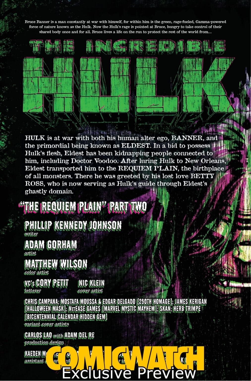 Comic Watch Exclusive: Hulk's Road Leads Through The Prison Of The ...