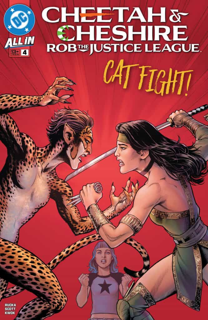 The Plan To Storm The Watchtower Is Set in Cheetah and Cheshire Rob the Justice League #4 ...