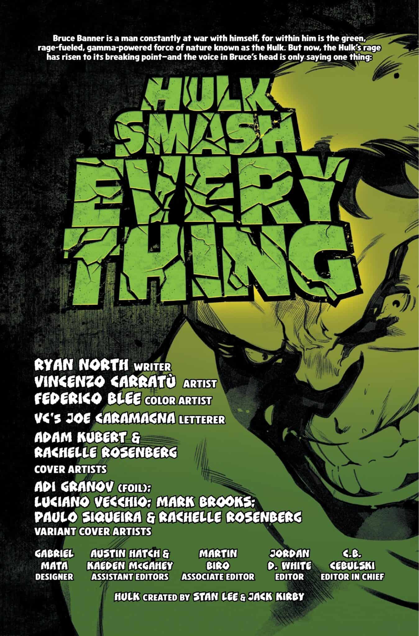 Hulk Rampages Across The Marvel Universe Like Never Before in HULK ...