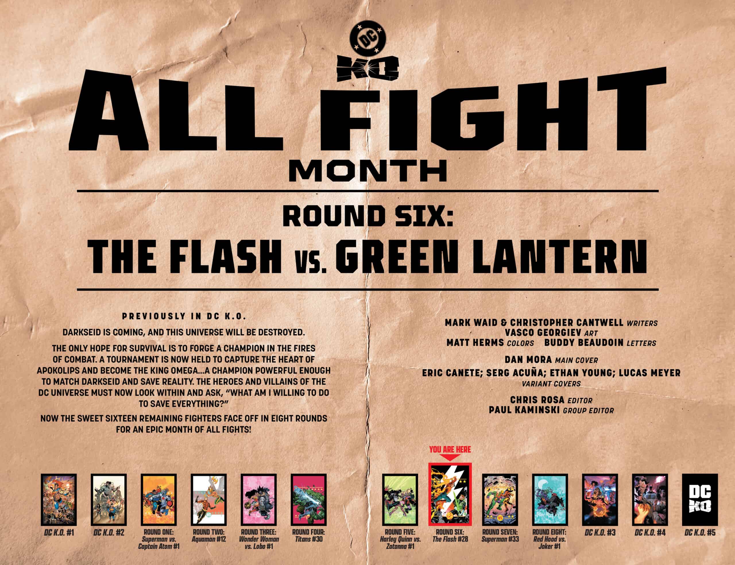 DC K.O. ALL FIGHT MONTH: ROUND 6 OF 8 - The Match You Never Saw Coming ...