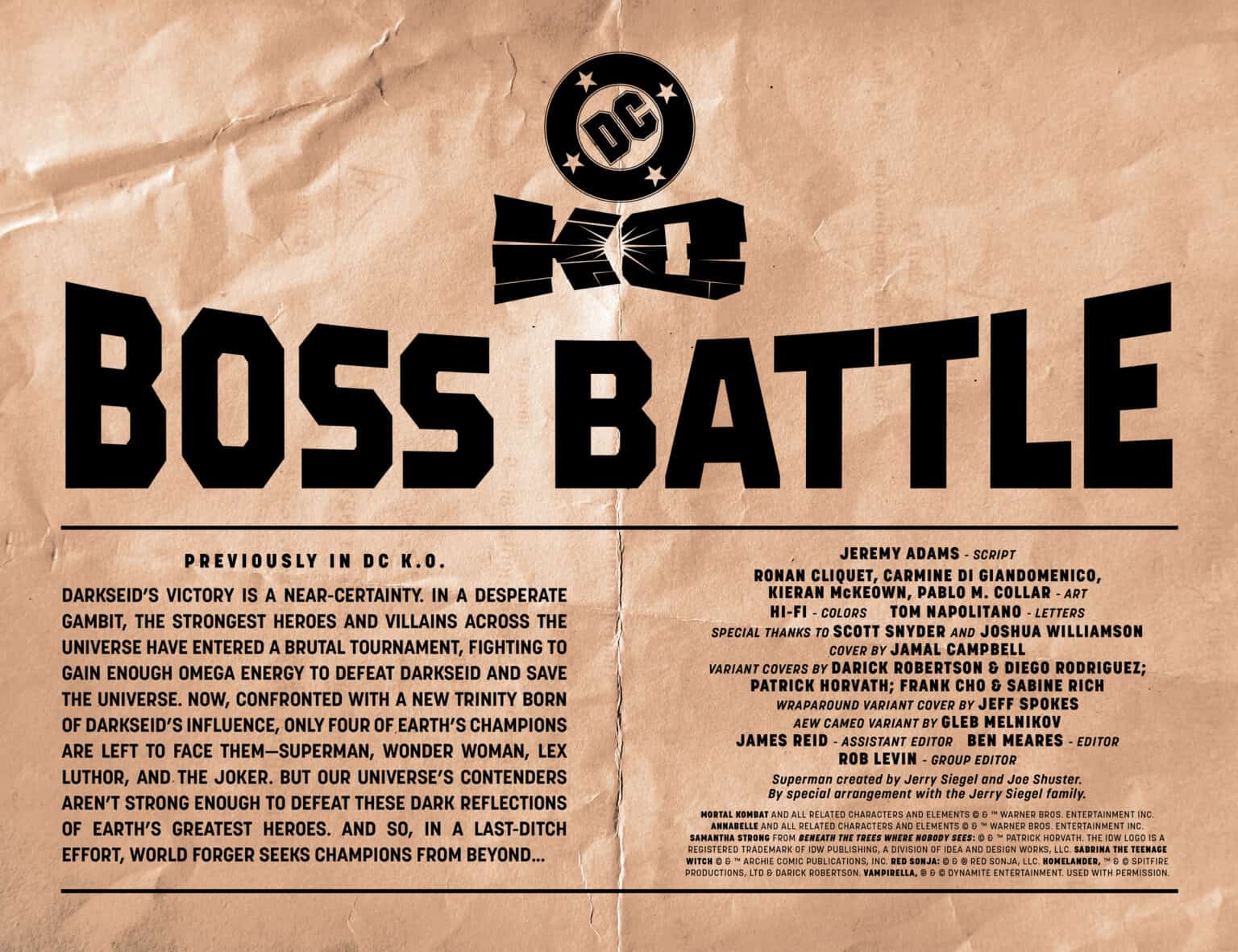 The DC Multiverse Levels Up With The High Octane Energy in DC K.O ...