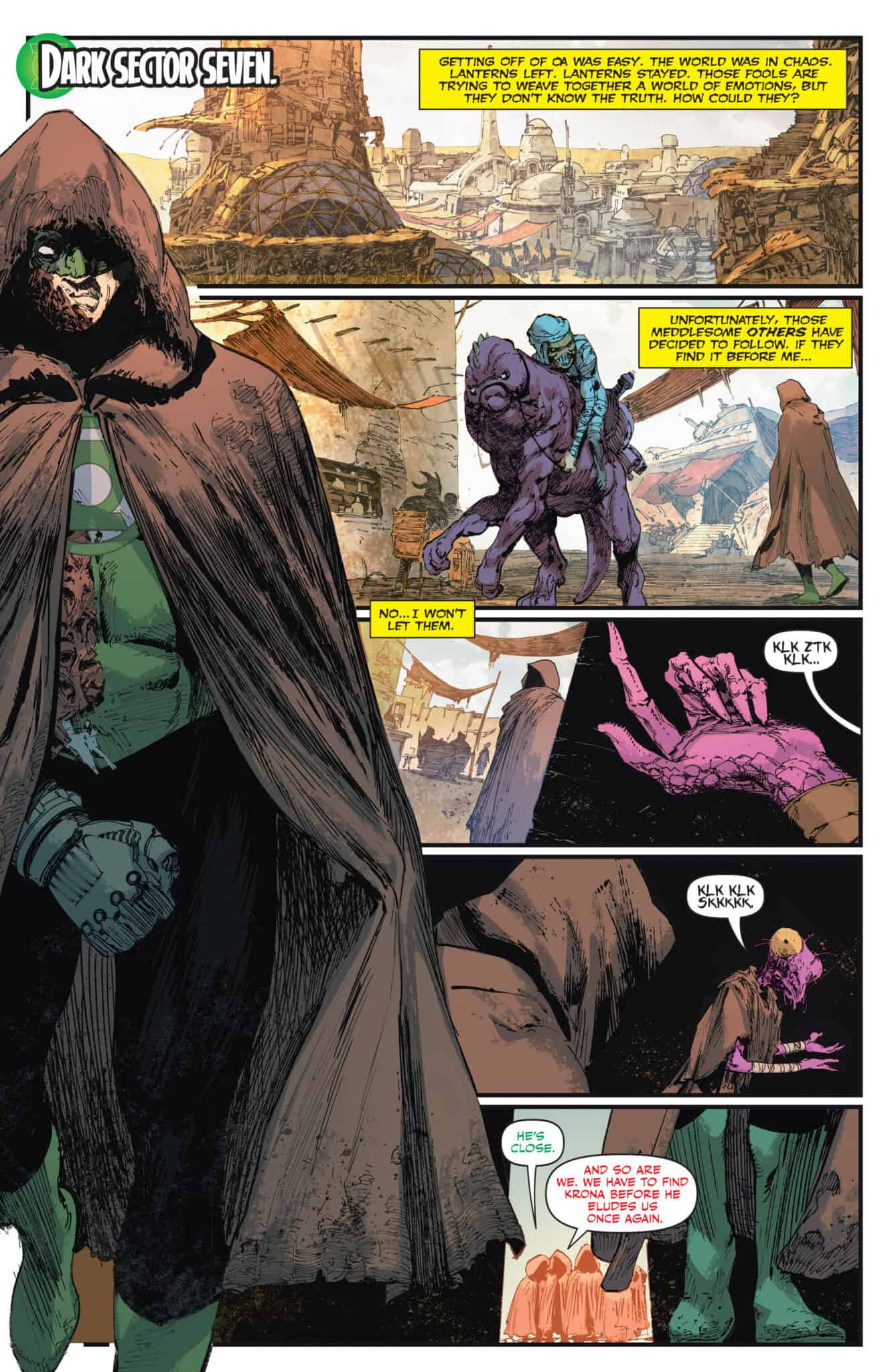 The Hal Jordan's Visions From The Book Of Oa Grow Stronger in Green ...