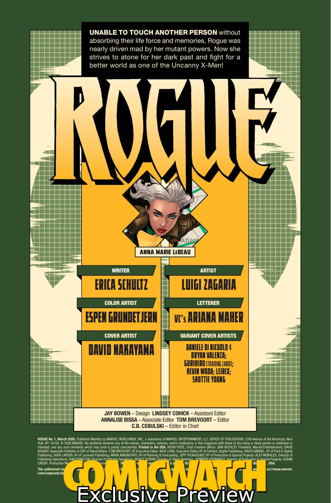 Comic Watch Exclusive: Can Rogue Out Run Her Past When It Comes Back To ...