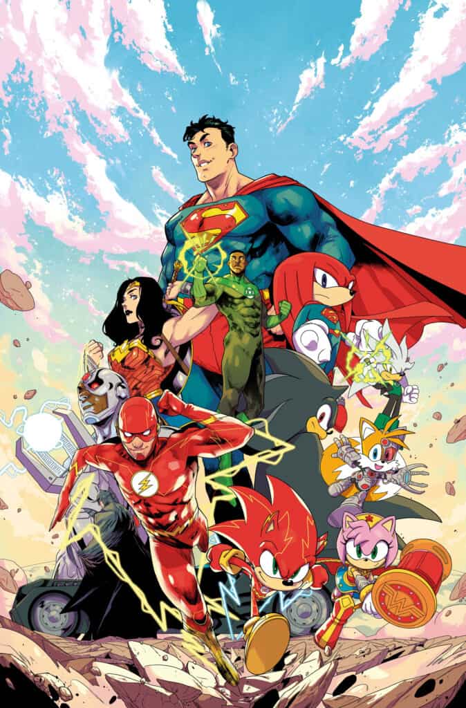 The Justice League Reunites With Sonic The Hedgehog & Friends In DC x ...
