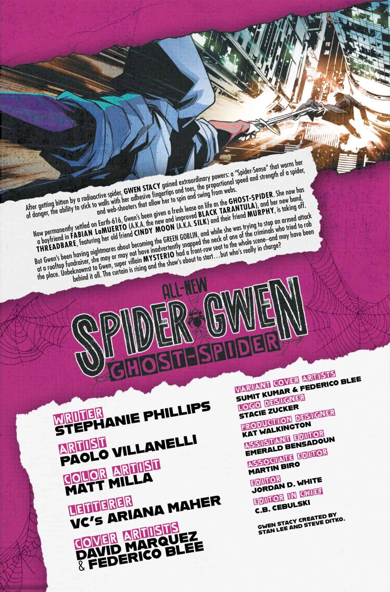Mysterio Is Coming For Gwen Stacy & Watching Her Every Move in All-New ...