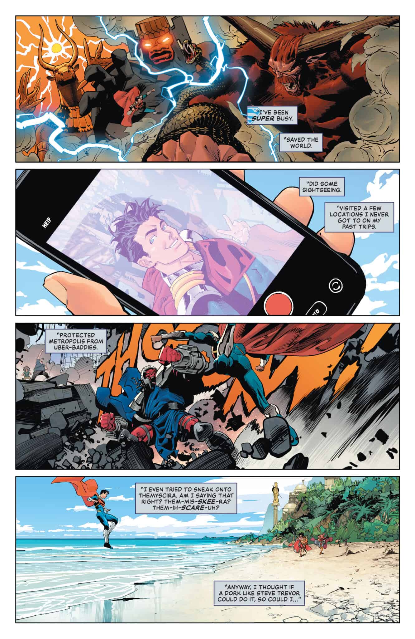 Superboy Prime Gets A New Real-Life Job With A New Secret Identity in ...