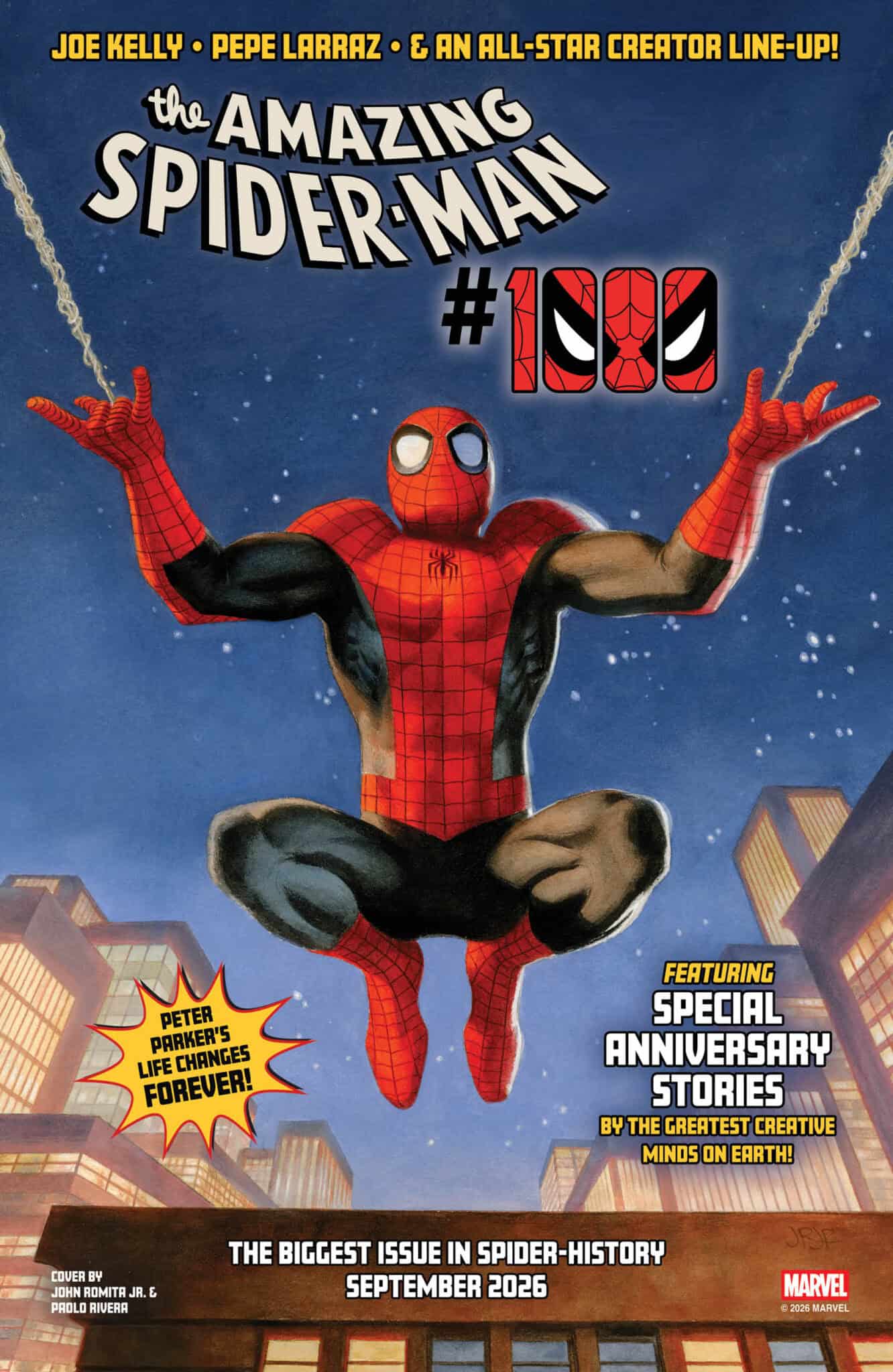 This September, Joe Kelly, Pepe Larraz, John Romita Jr. Change Peter ...